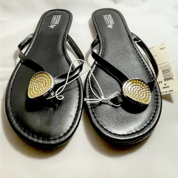 Personal Identity | Shoes | Personal Identity Black Sandals Womens Size ...